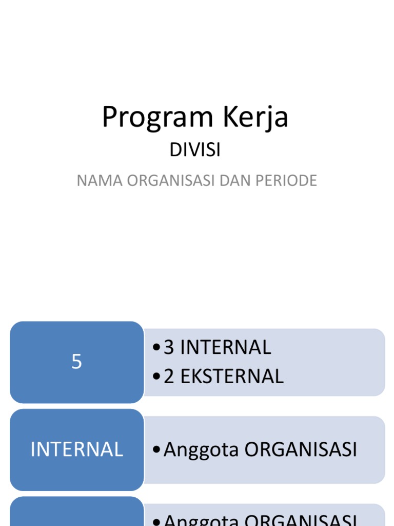Contoh PPT Proker | PDF