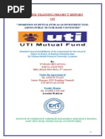 Project Report On Mutual Funds | PDF | Investment Fund | Mutual Funds