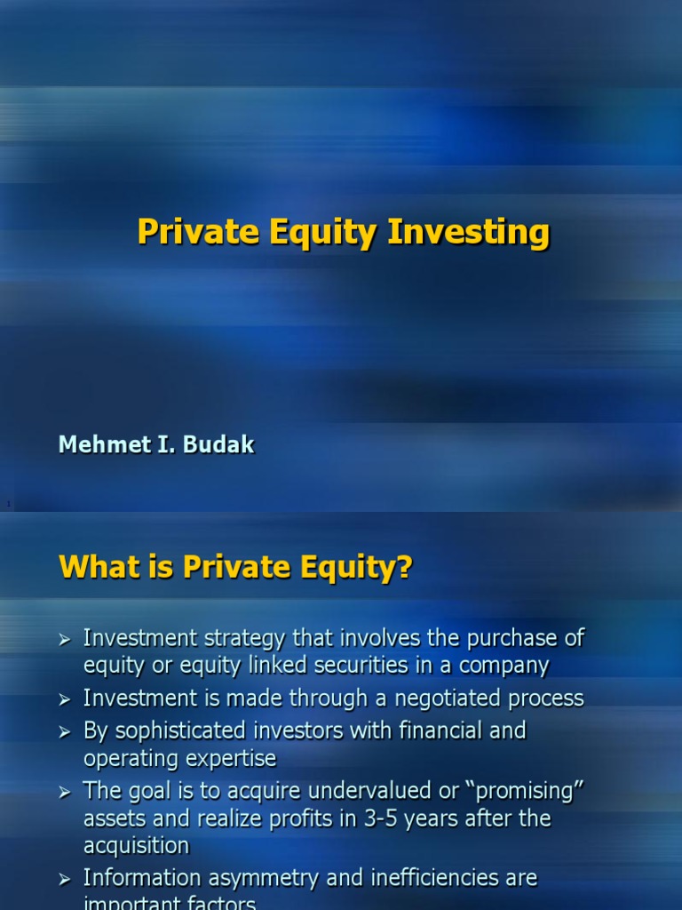 An In-Depth Look at Private Equity Investing Strategies, Fund ...