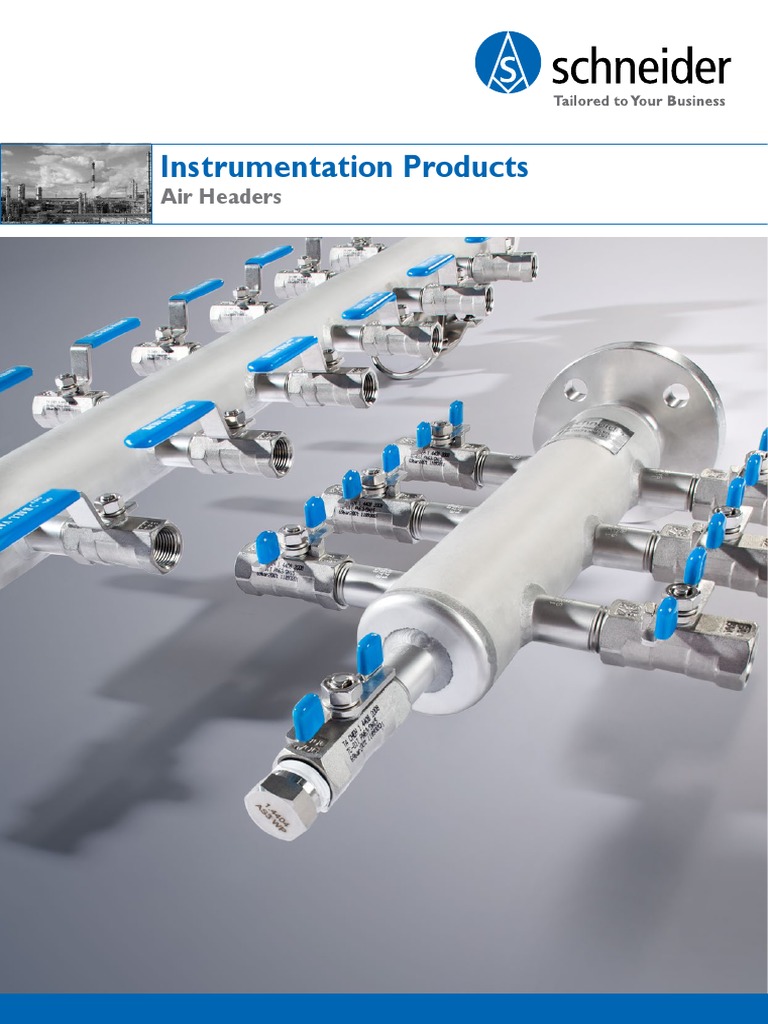 Instrumentation Products: Air Headers | PDF | Pipe (Fluid Conveyance ...