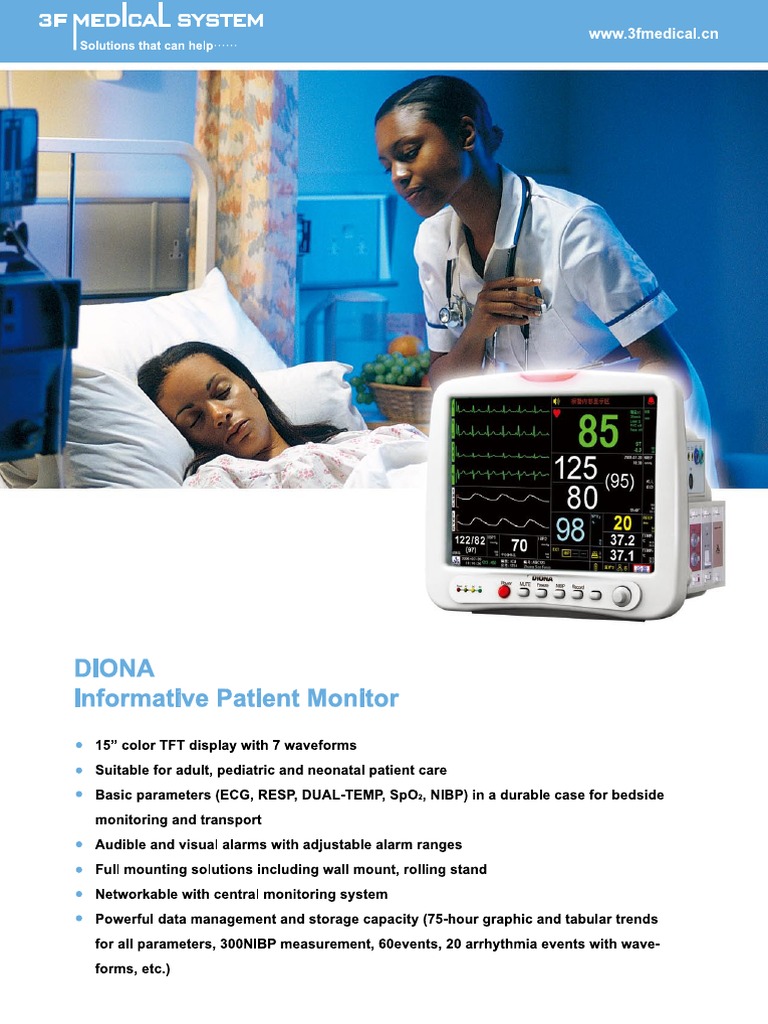 3F Medical Diona | PDF | Blood Pressure | Battery (Electricity)