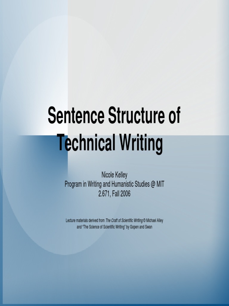 4 Sentence Structure | PDF | Adverb | Science