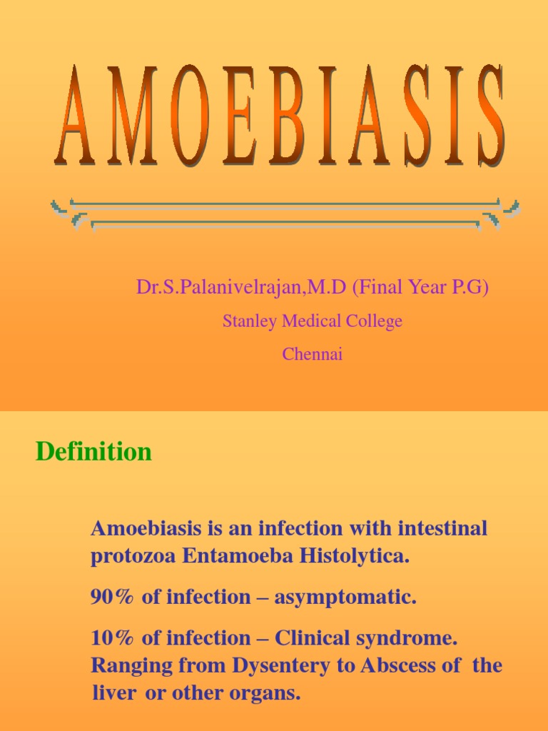 Amoebiasis | PDF | Diseases And Disorders | Anatomy