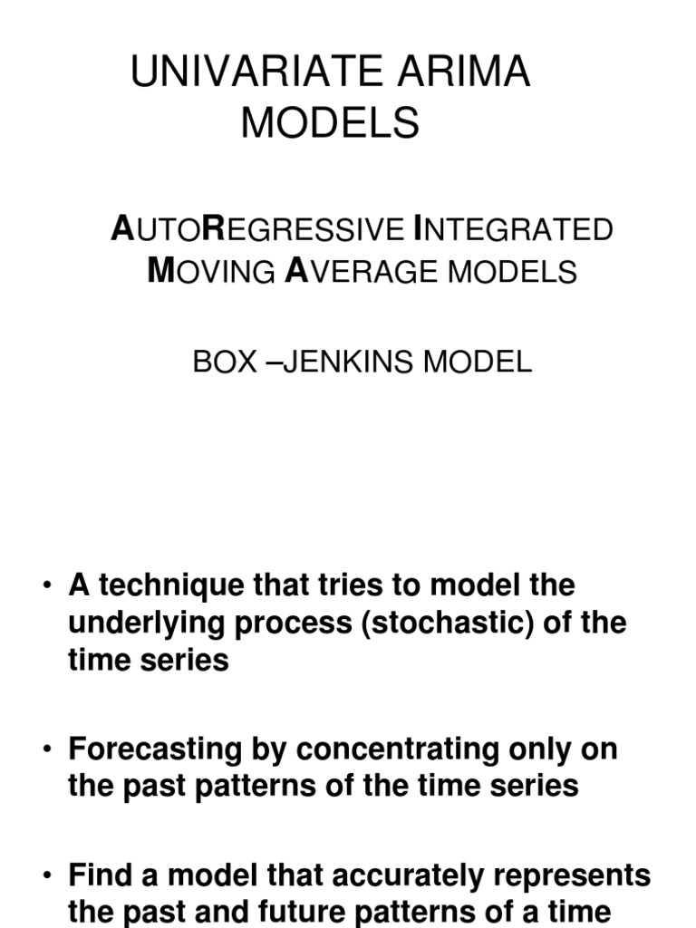 Arima | PDF | Autoregressive Integrated Moving Average | Autoregressive ...