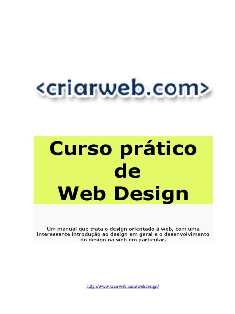 Apostila Web Design PDF | PDF | Designer de Web | Cor