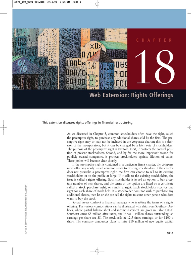 Rights Issue Calculations Methods | Stocks | Share (Finance)