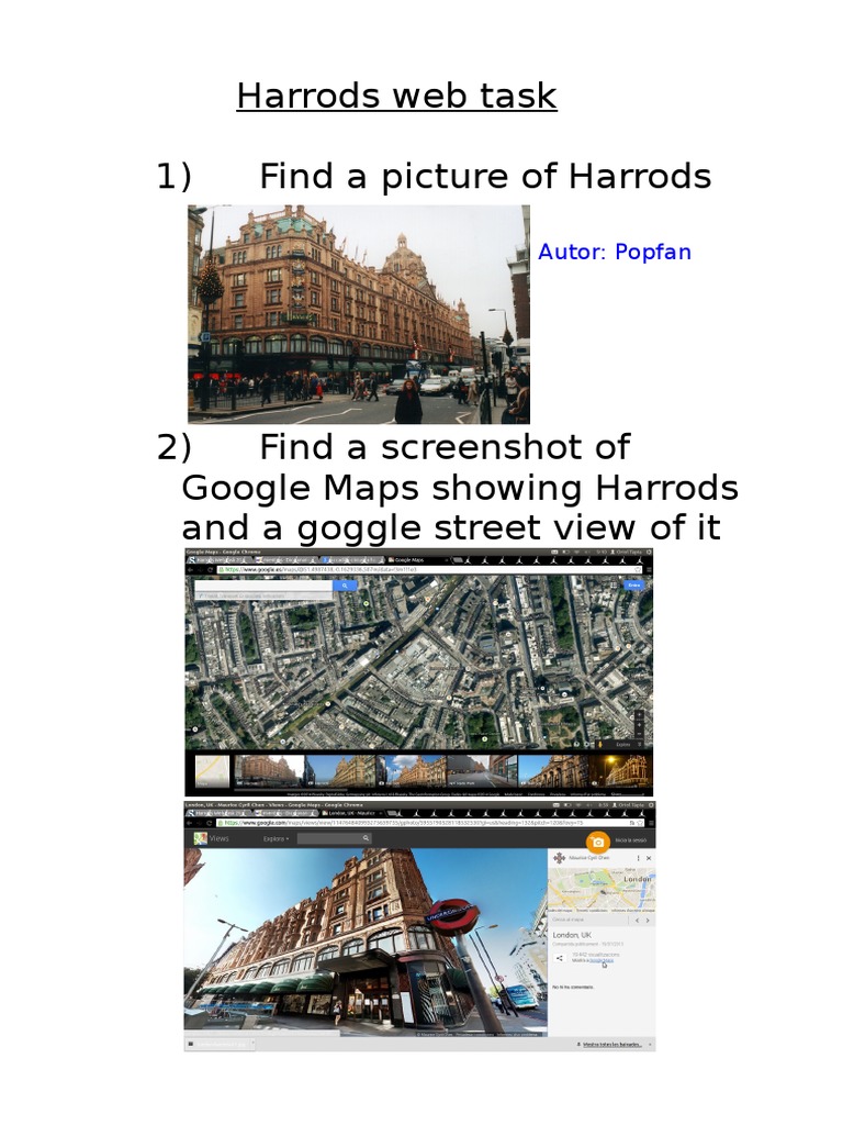 Harrods: Location and Visitor Info | PDF | Business | Technology ...