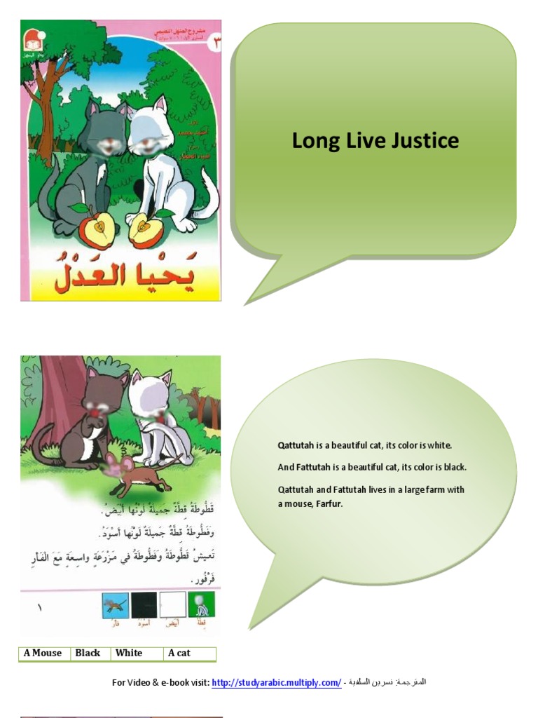 Arabic Story: Cats and Justice | PDF