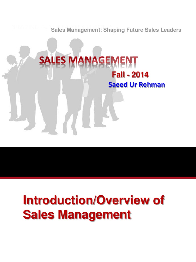 Functions Sales Management | PDF | Sales | Market (Economics)
