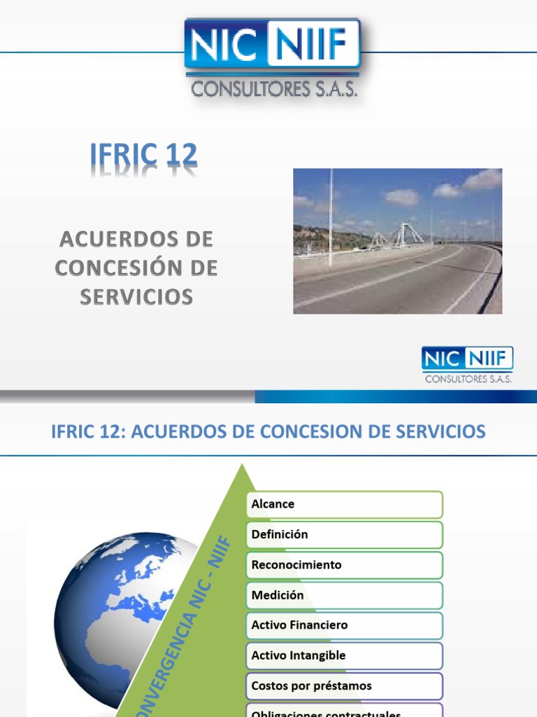 IFRIC 12 Acuerdos de Concesión PDF | PDF | Contabilidad | Economias