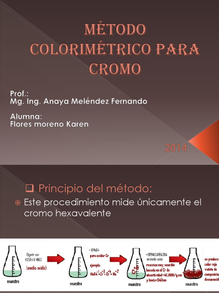 Método colorimétrico para cromo.pptx