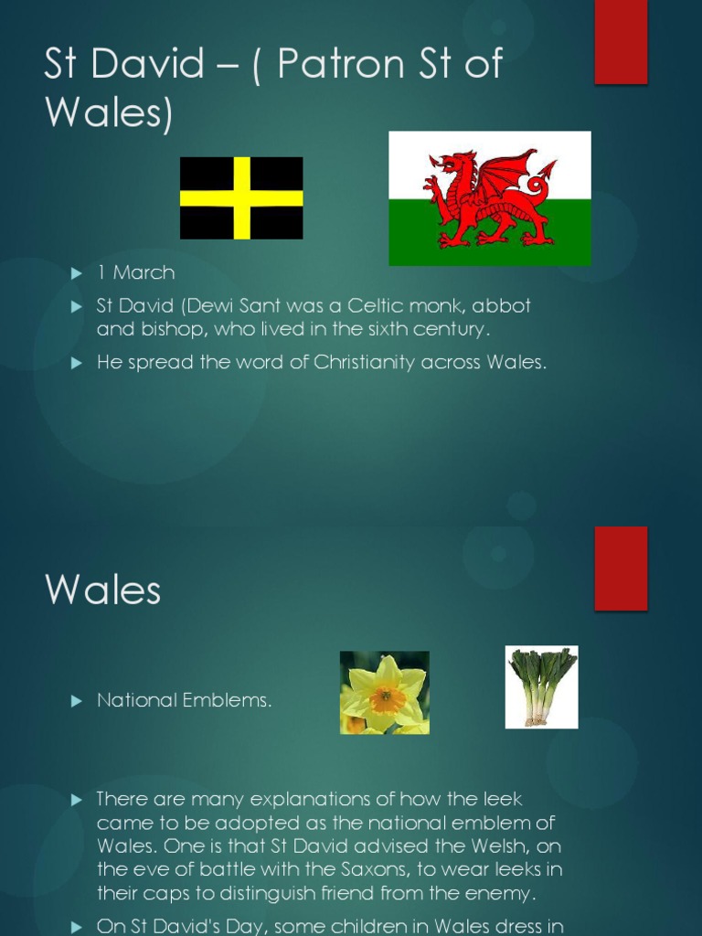 UK Patron Saints & National Facts | PDF | Northern Ireland | United Kingdom