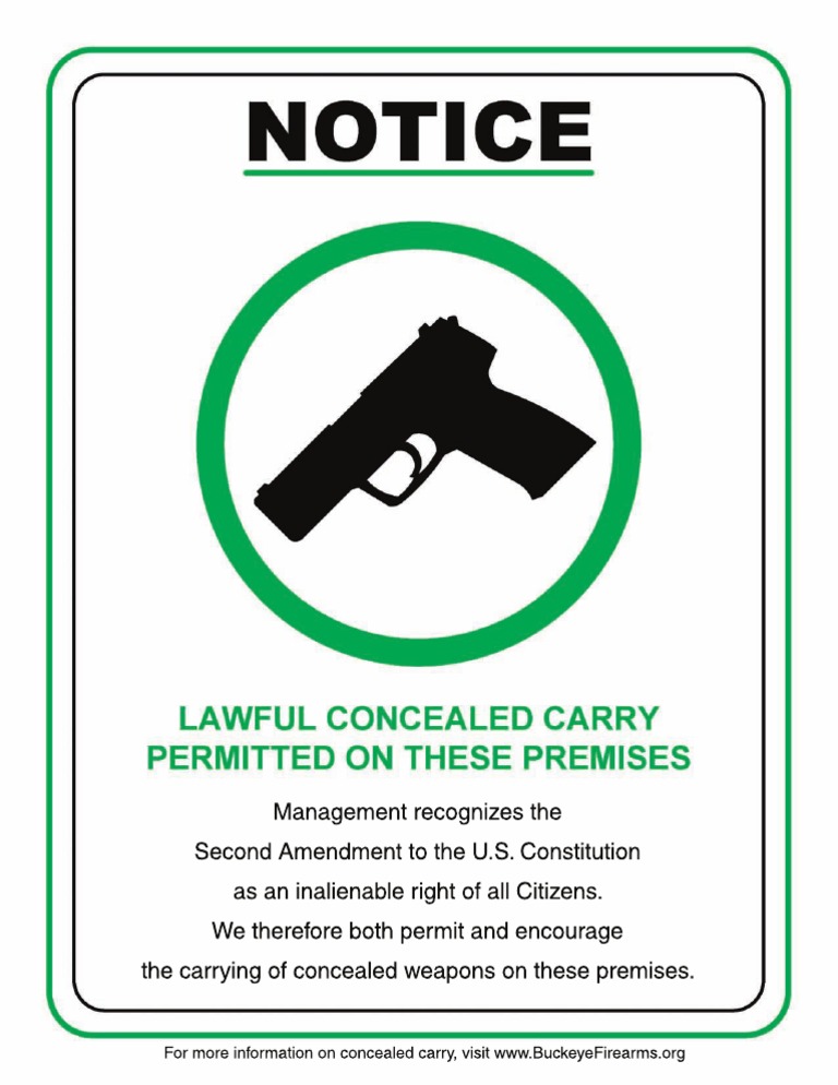 Concealed Carry Policy Overview | PDF