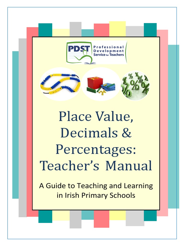 A Guide To Teaching Place Value Percentages and Decimals - Printing ...