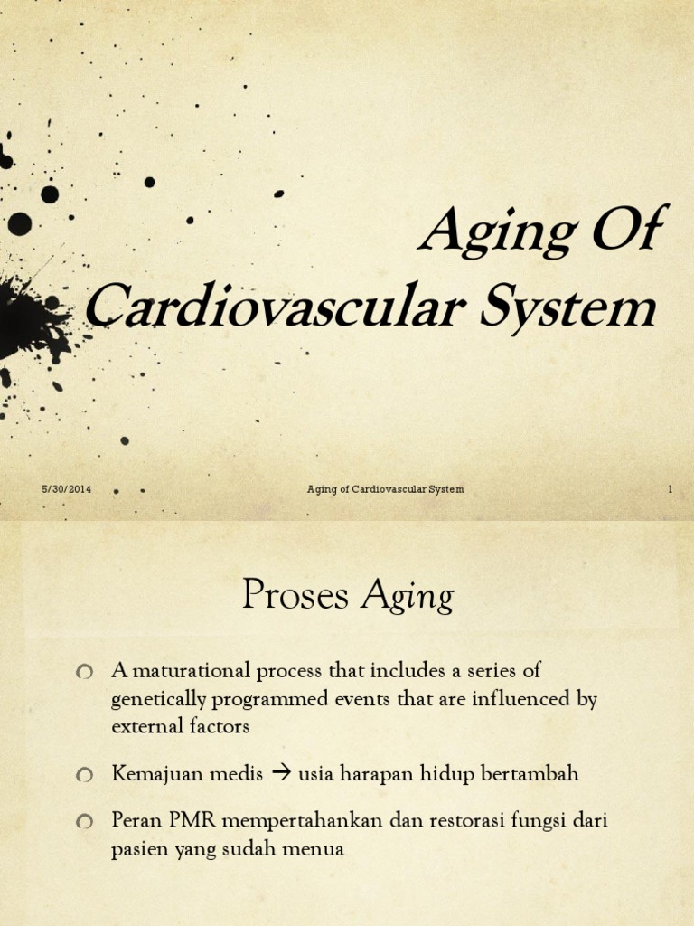 The Effects of Aging on the Cardiovascular System: Increased Risk of ...