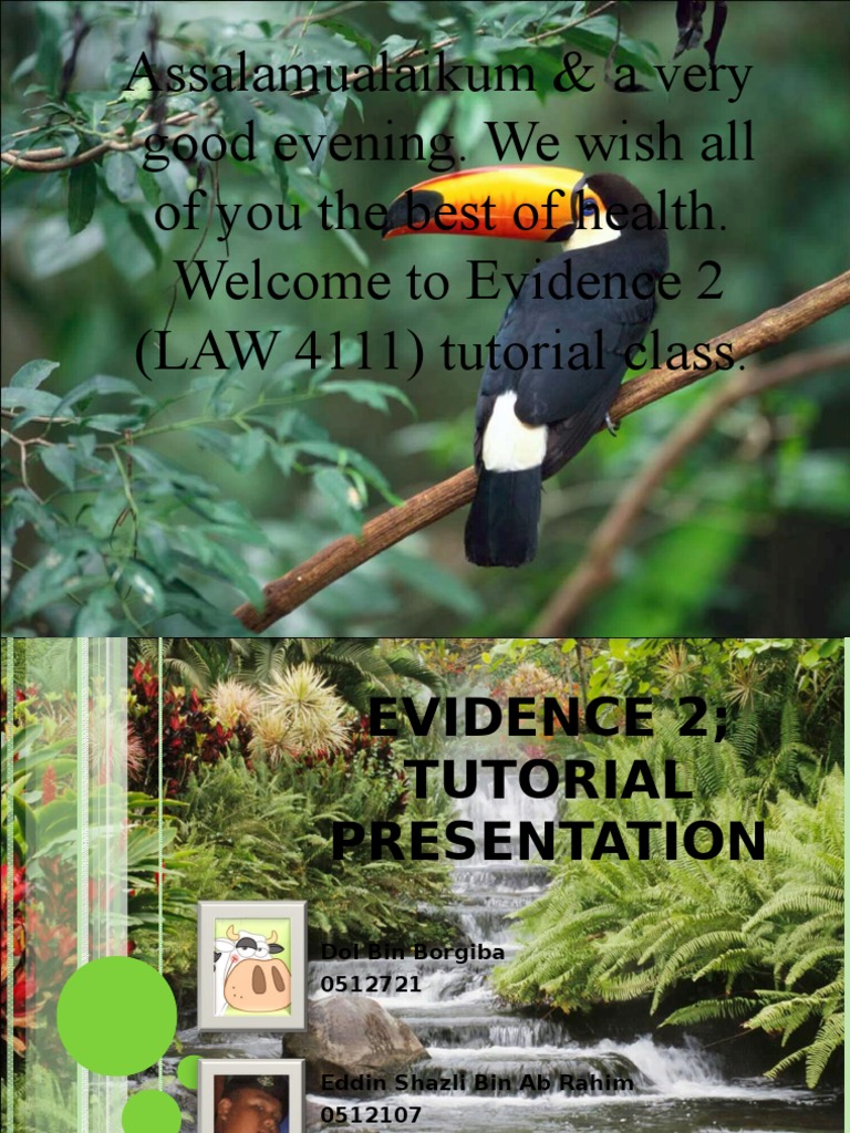 Evidence 2 Tutorial Presumption of Death | PDF | Evidence | Judiciaries
