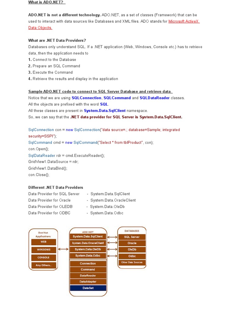 What Is ADO | PDF | Information Technology Management | Microsoft