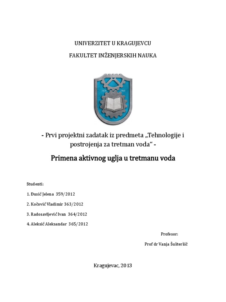 Seminarski - Aktivni Ugalj | PDF