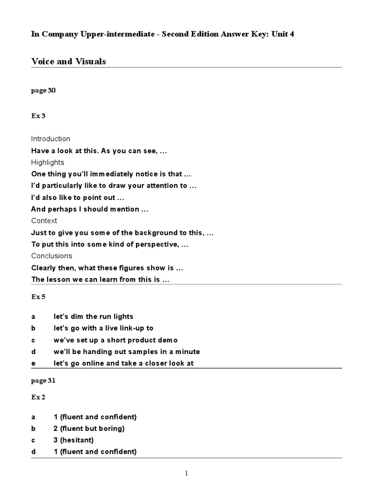 Voice and Visuals 4 | PDF | Business