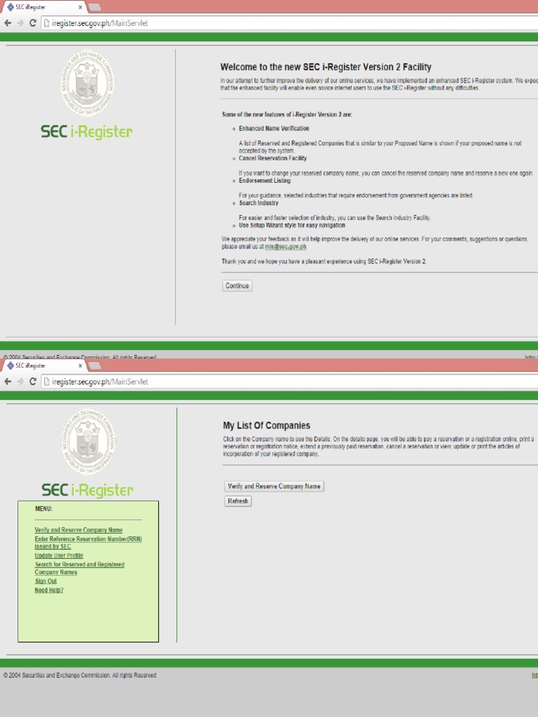 Name Verification Slip - SEC Philippines | PDF | Business