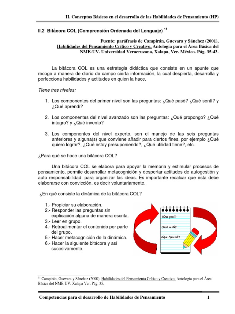 Estrategia Didáctica: Bitácora COL | PDF | Las emociones | Memoria