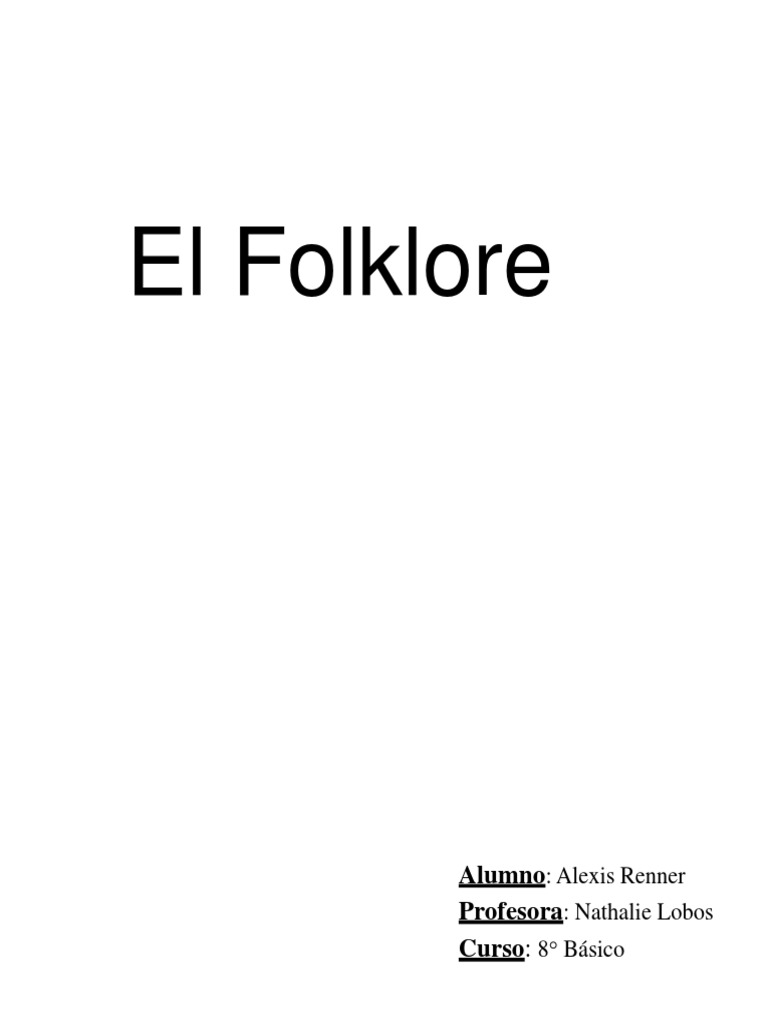 El Folklore Latinoamericano | PDF | Folklore | America latina