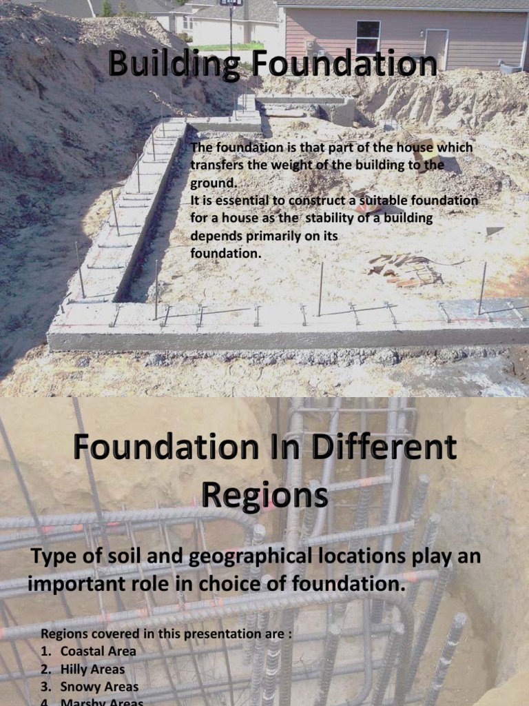 Different Types of Foundation | PDF | Foundation (Engineering) | Deep ...