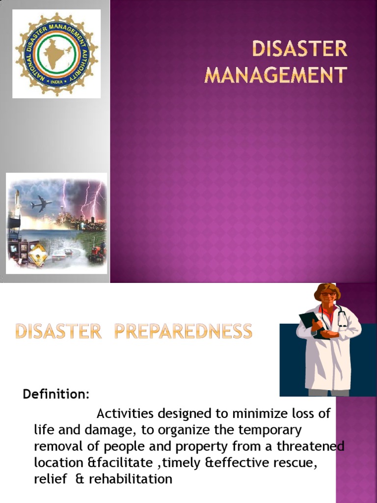 Disaster Preparedness & Mitigation | PDF | Emergency Management | Emergency