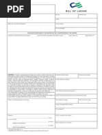 Bimco Bill of Lading Code Name: Grainconbill | PDF | Bill Of Lading | Cargo
