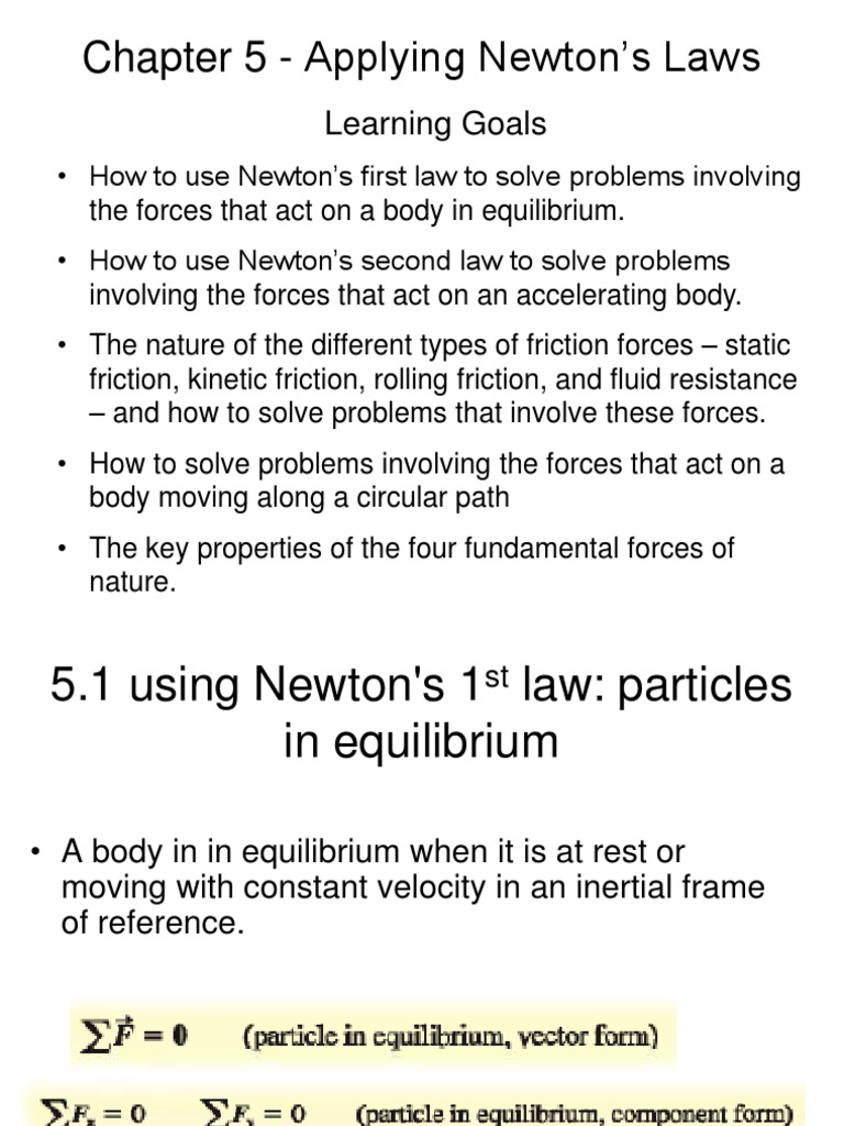 Newton's Laws: Forces and Friction | PDF | Friction | Weightlessness