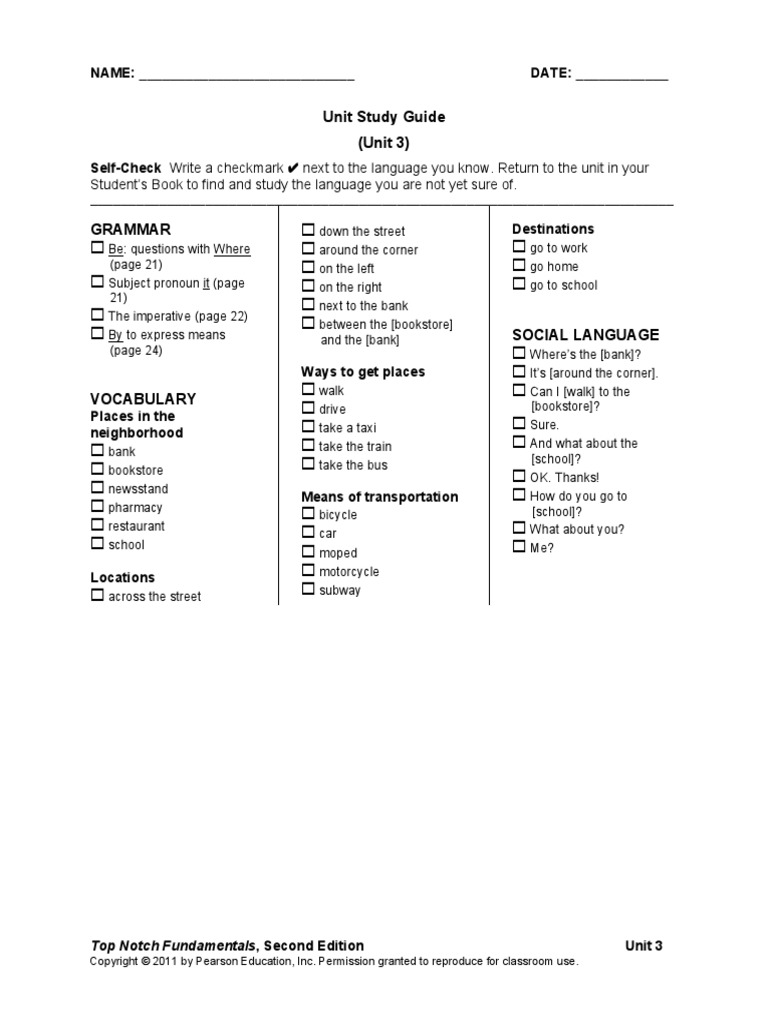 Unit Study Guide (Unit 3) | PDF | Linguistic Typology | Human Communication