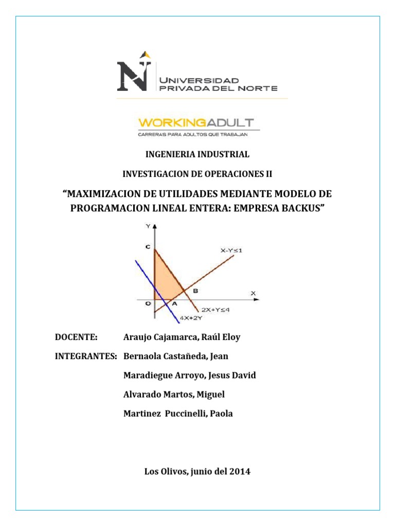 Trabajo Final Invope II | PDF | Business | Enseñanza de matemática