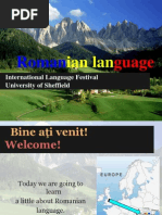 Romanian Alphabet and Pronunciation Guide | PDF | Alphabet | Notation