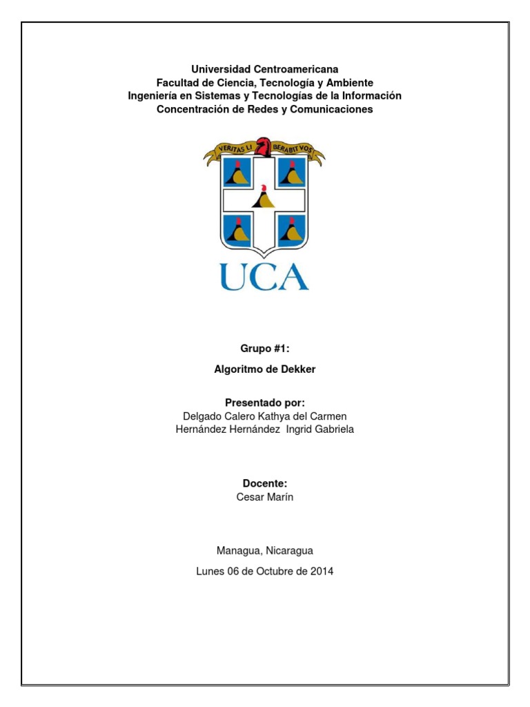 Algoritmo de Dekker | PDF | Proceso (Computación) | Algoritmos