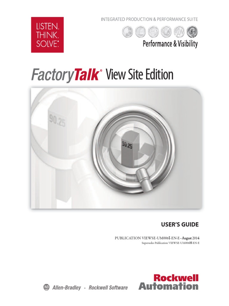 FactoryTalk View Site Edition PDF | PDF | Server (Computing) | Tag (Metadata)