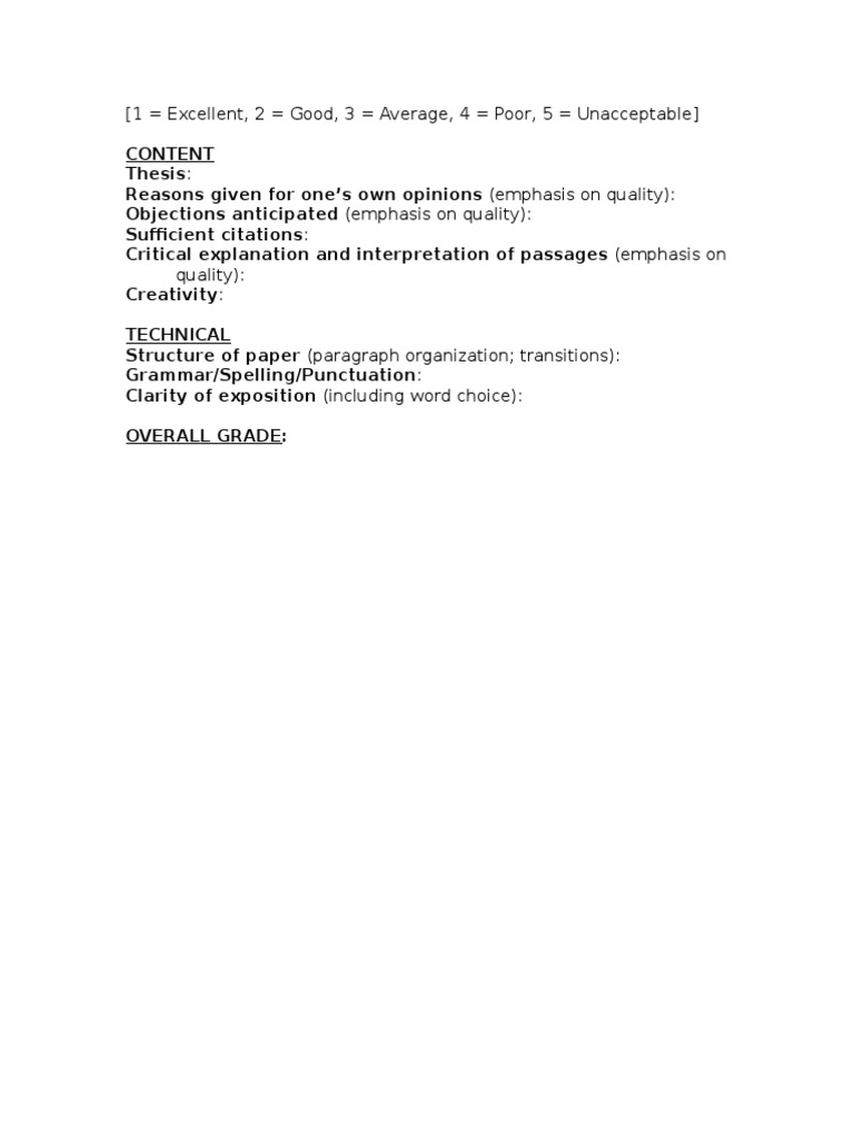 Academic Paper Evaluation Guide | PDF