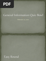 Quiz Bee Questions ENGLISH FEST | PDF | Philippines