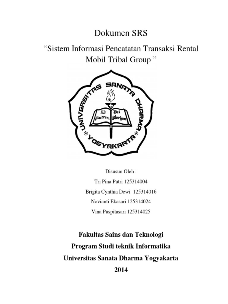 Dokumen Srs | PDF | Bisnis