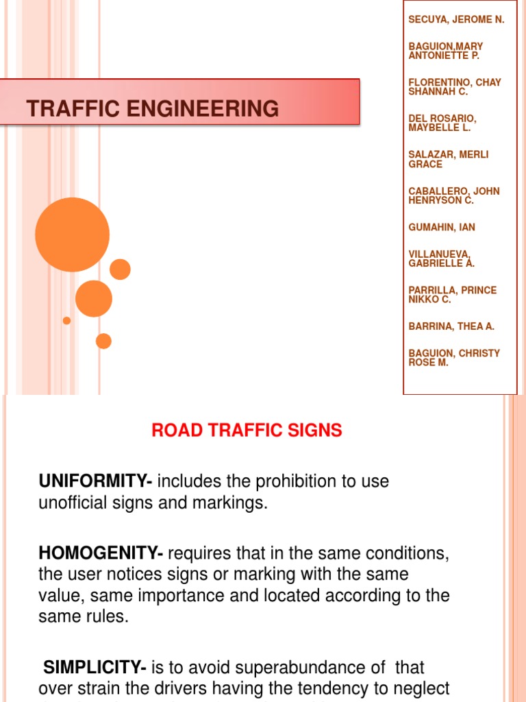 Road Traffic Signs and Their Functions | PDF | Traffic | Controlled ...