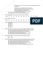 Foot and Ankle Disability Index and Sports Module (FADI) PDF | PDF ...