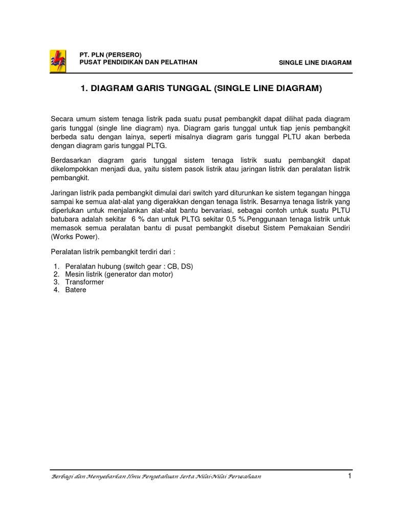 1.single Line Diagram PDF | PDF