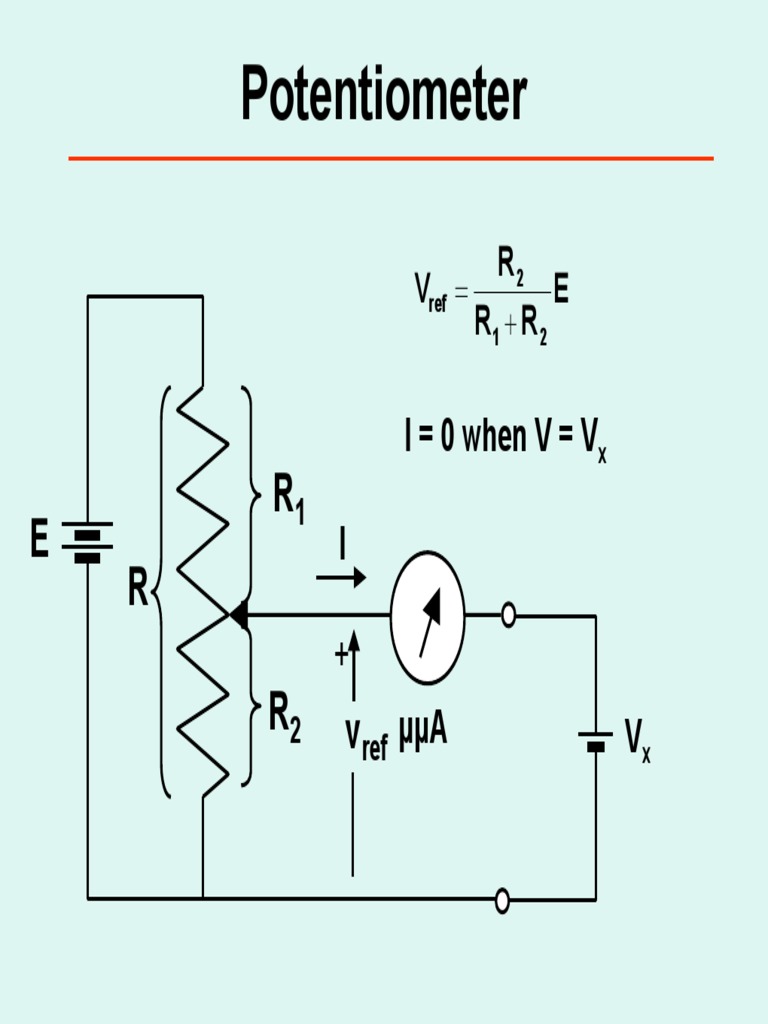 Potentiometer | PDF | Electrolyte | Electrode