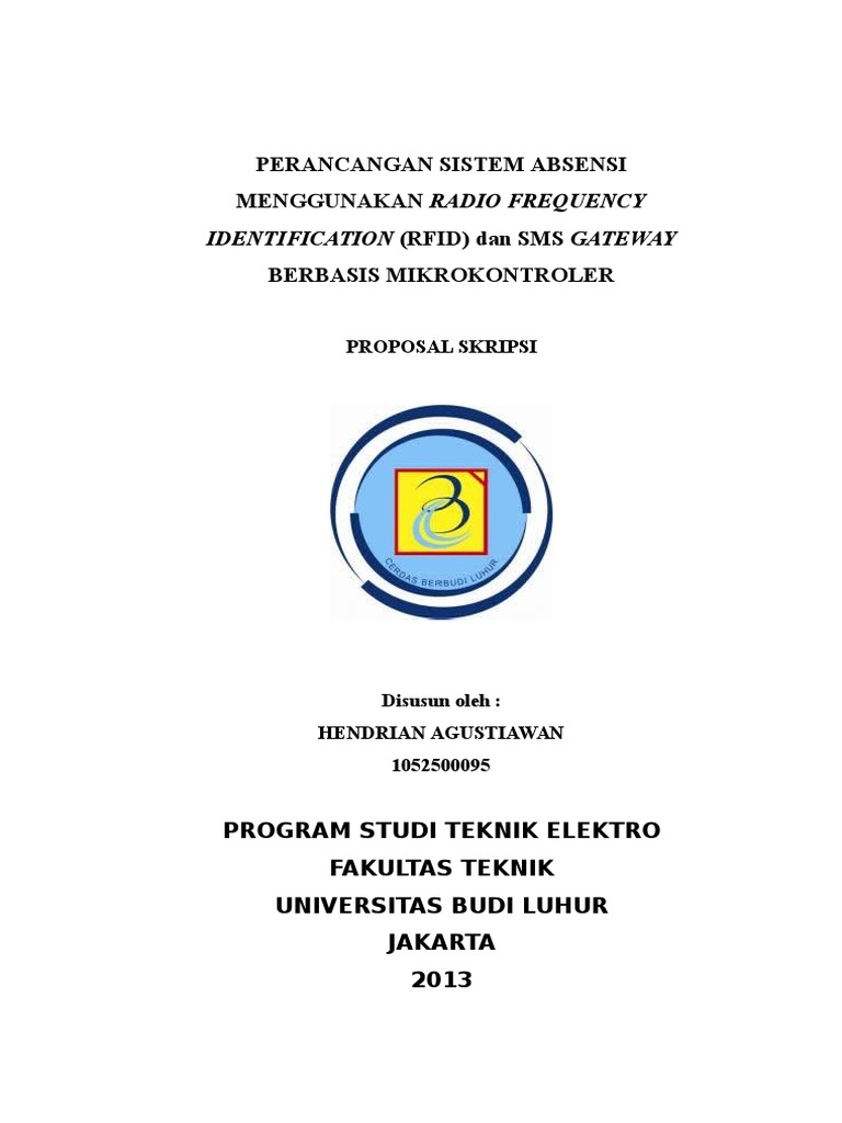Proposal Teknik Elektro | PDF