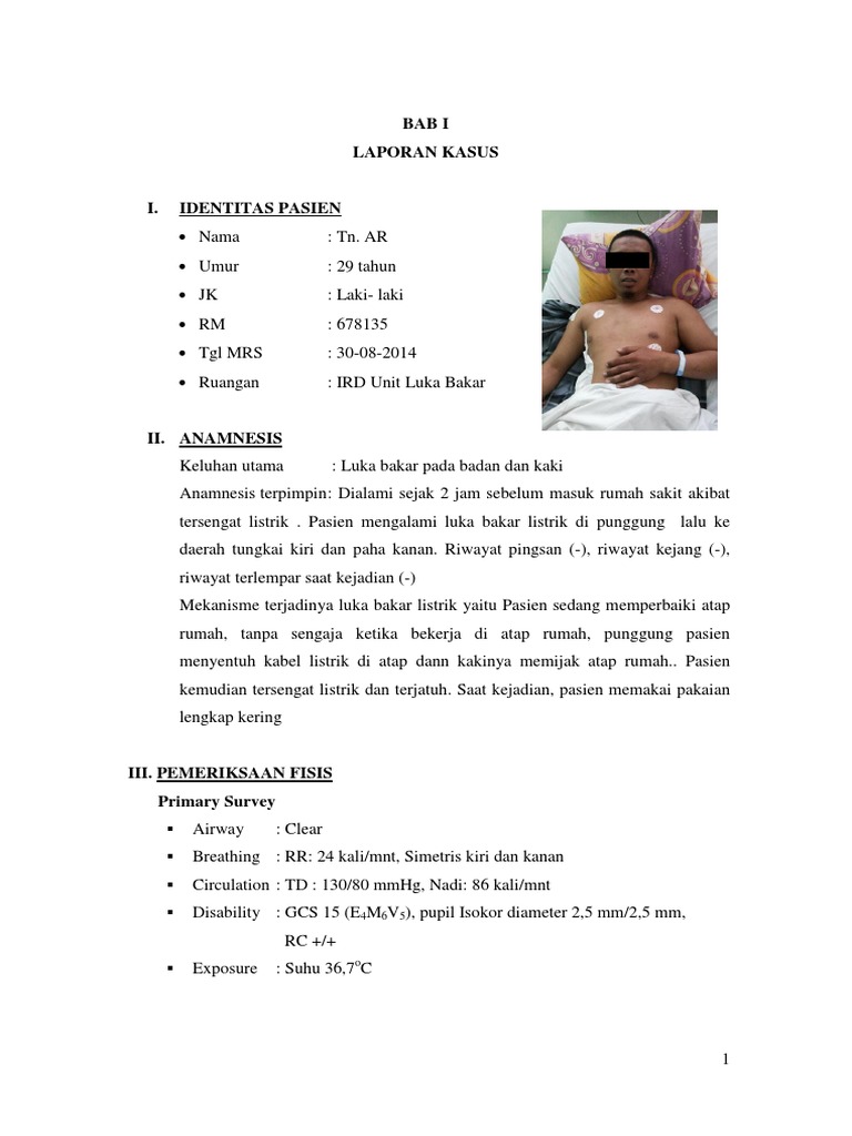 Case Luka Bakar | PDF