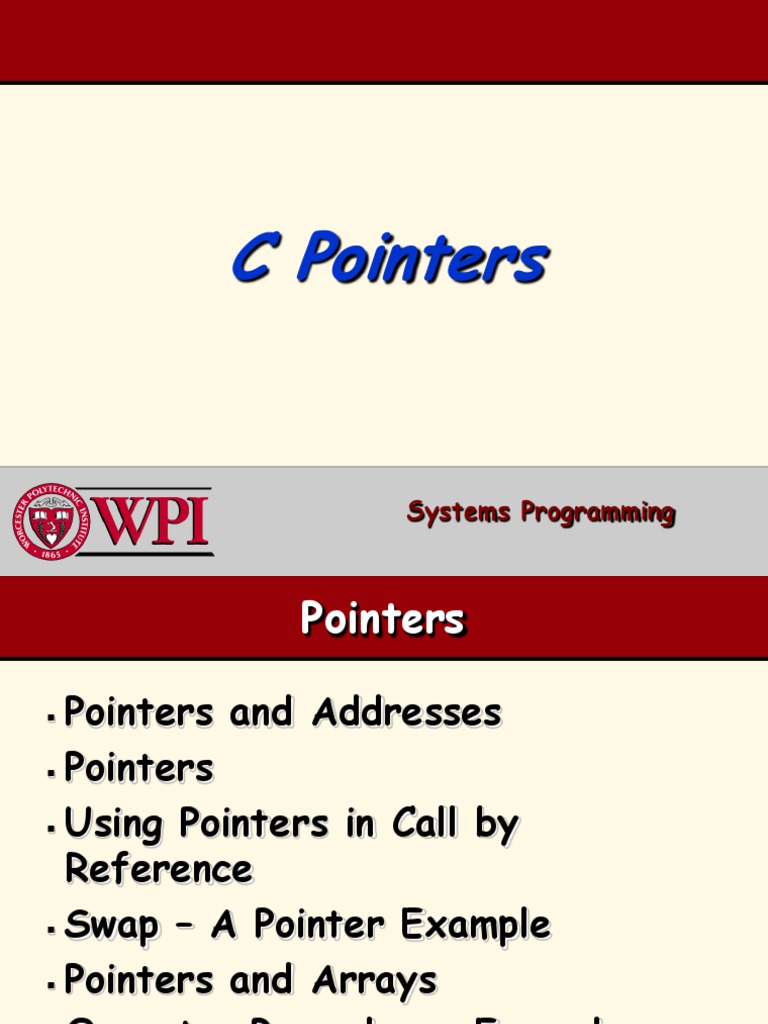 An In-Depth Guide to Using Pointers in C Programming | PDF | Pointer (Computer Programming) | C ...