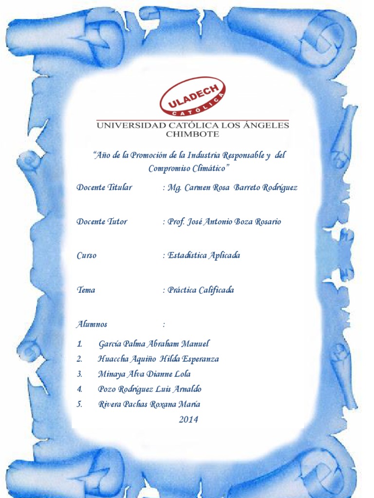 Practica Calificada Ii Unidad PDF | PDF | Intervalo de confianza ... Practica Calificada Ii Unidad PDF | PDF | Intervalo de confianza ...