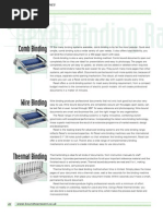 How To Operate A Binding Machine | PDF