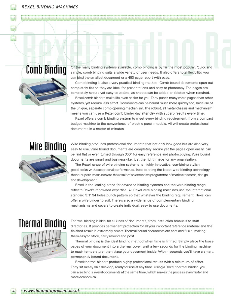 Acco Rexel CB105 CB206 CB256 CB256E CB305 CB345 CB345E CB355 CB355E ...