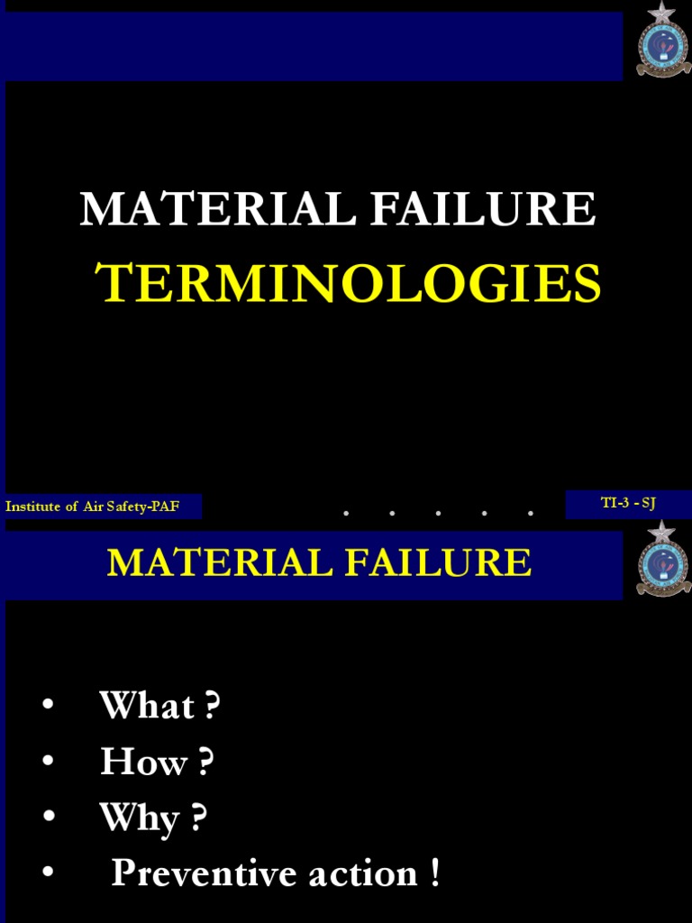 Failure Terminologies | PDF | Fracture | Continuum Mechanics