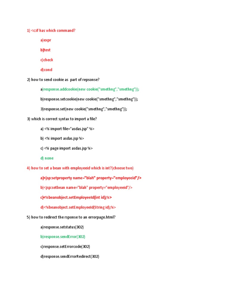 5 | PDF | Java Server Pages | Java Servlet